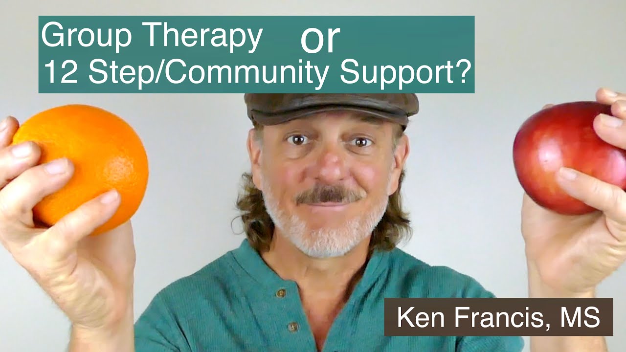 Therapy Groups or 12 Step / Community Support Meetings??? - YouTube