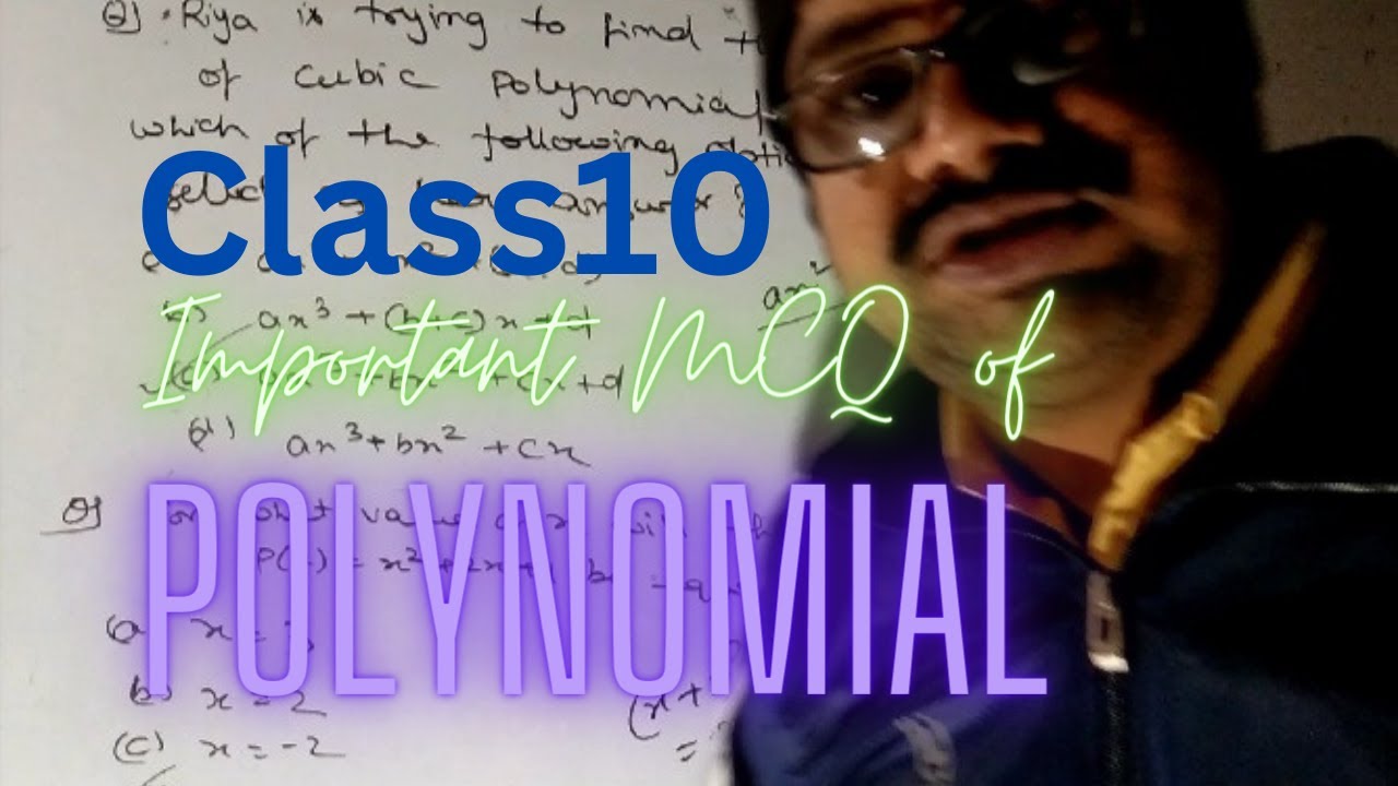 "Polynomials class 10 CBSE"#polynomials class 10 mcq#class 10 maths ...