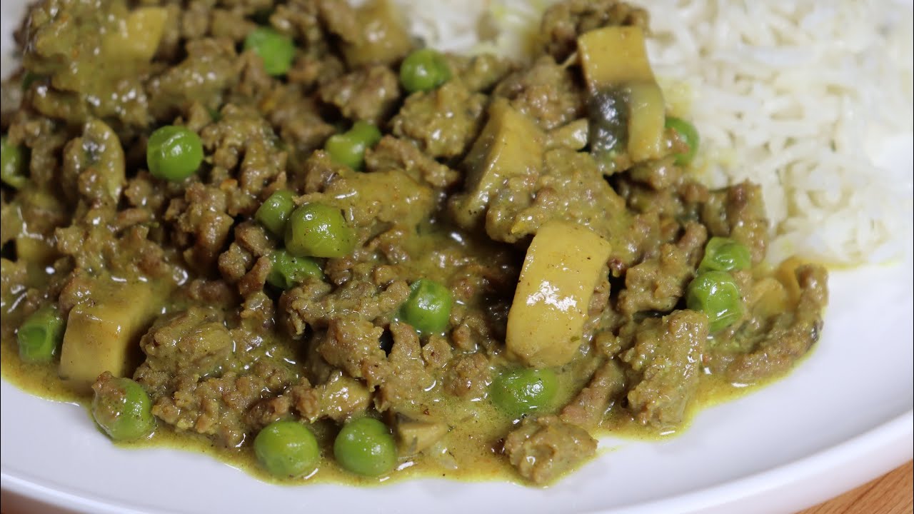 EASY GROUND BEEF RECIPE | DELICIOUS BEEF MINCE WITH CURRY, MUSHROOMS ...