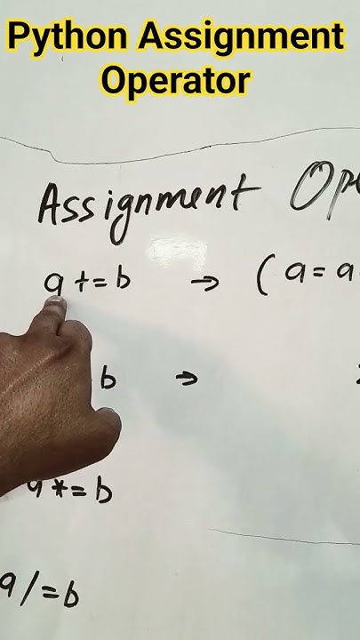 Python Assignment Operator Pythonprogramming Pythoncoding Pythontutorial Pythonoperators