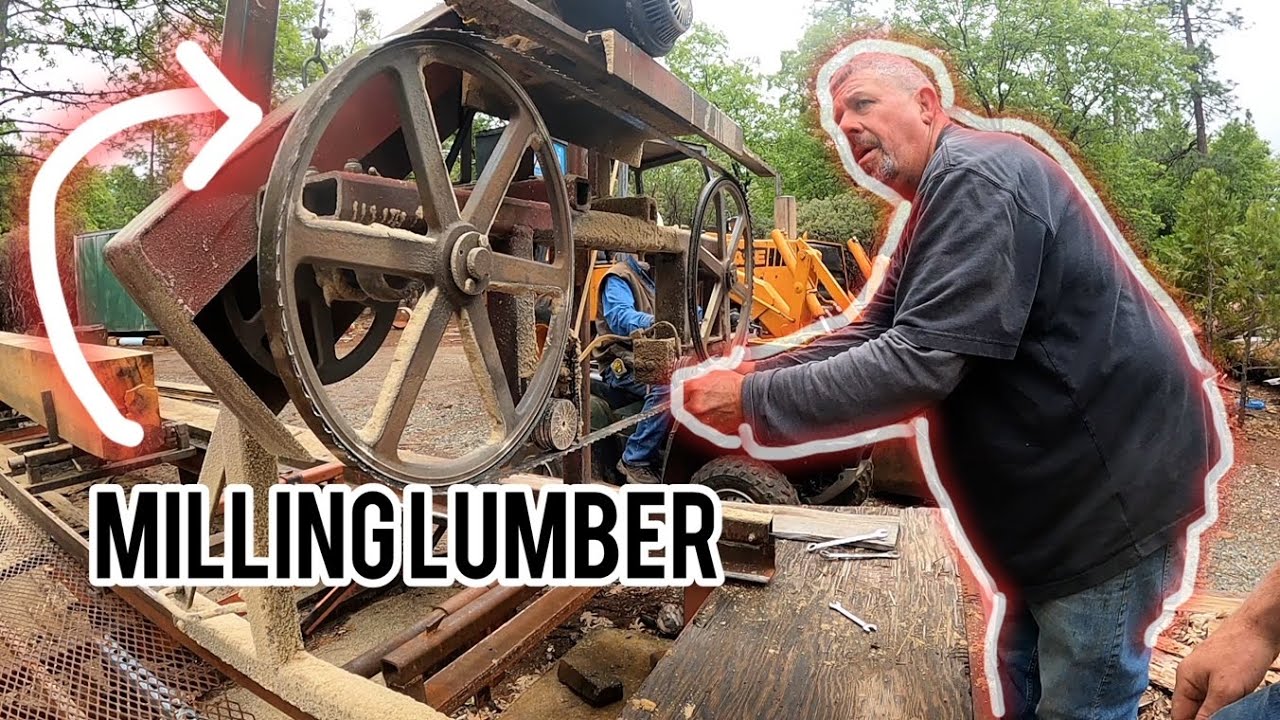 Here’s how it actually goes… Milling Lumber w/ DIY Bandsaw Mill - YouTube