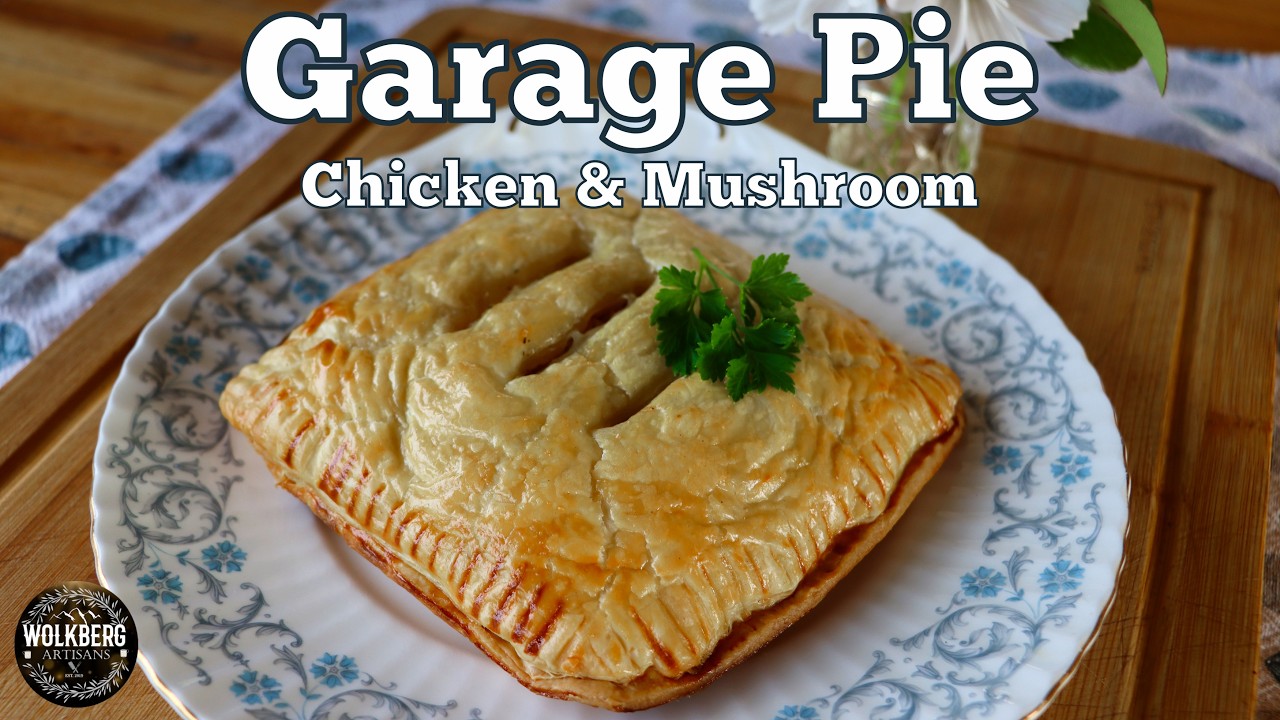 How to make a Chicken & Mushroom “Garage Pie” Recipe | Homemade meat ...