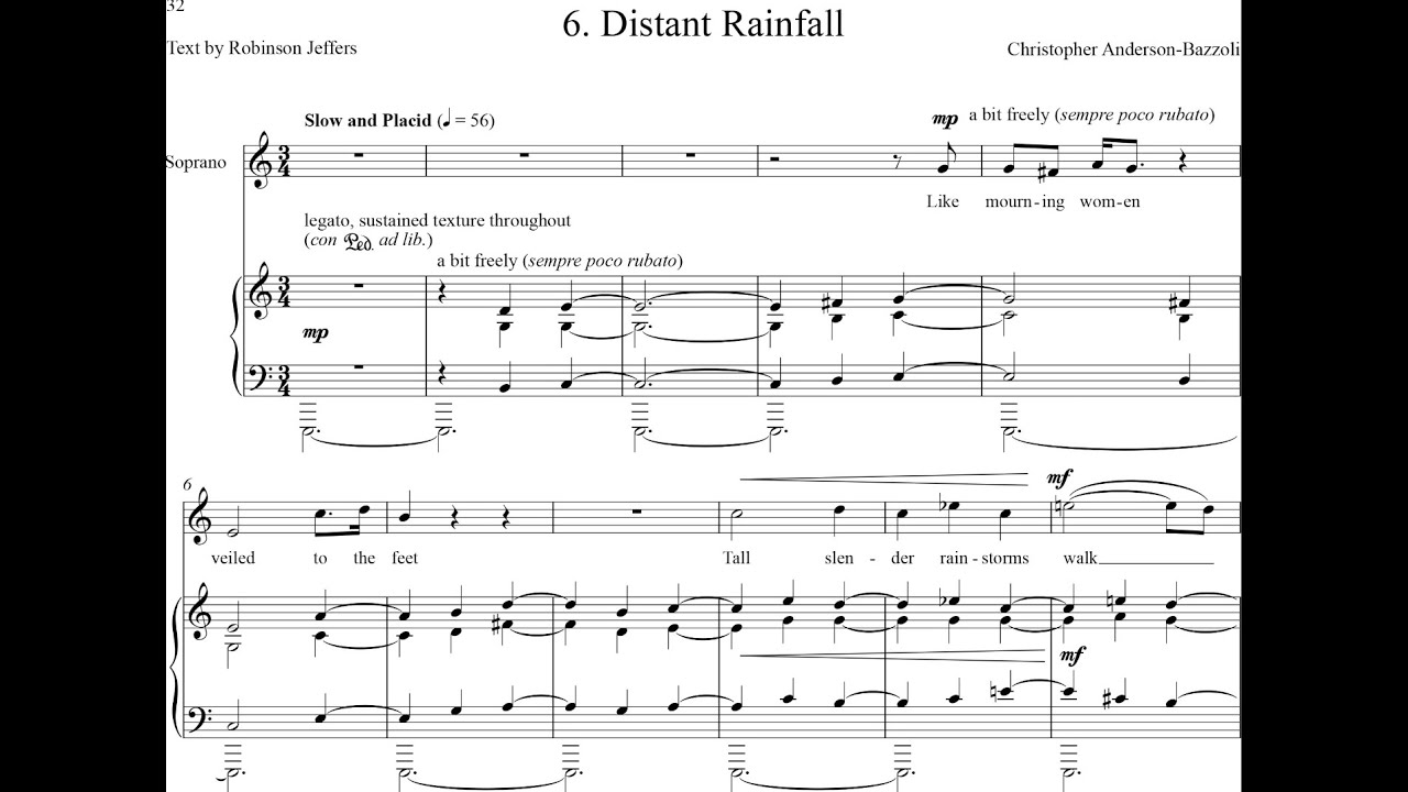 "Distant Rainfall" from CONTINENT'S END (Score) - YouTube