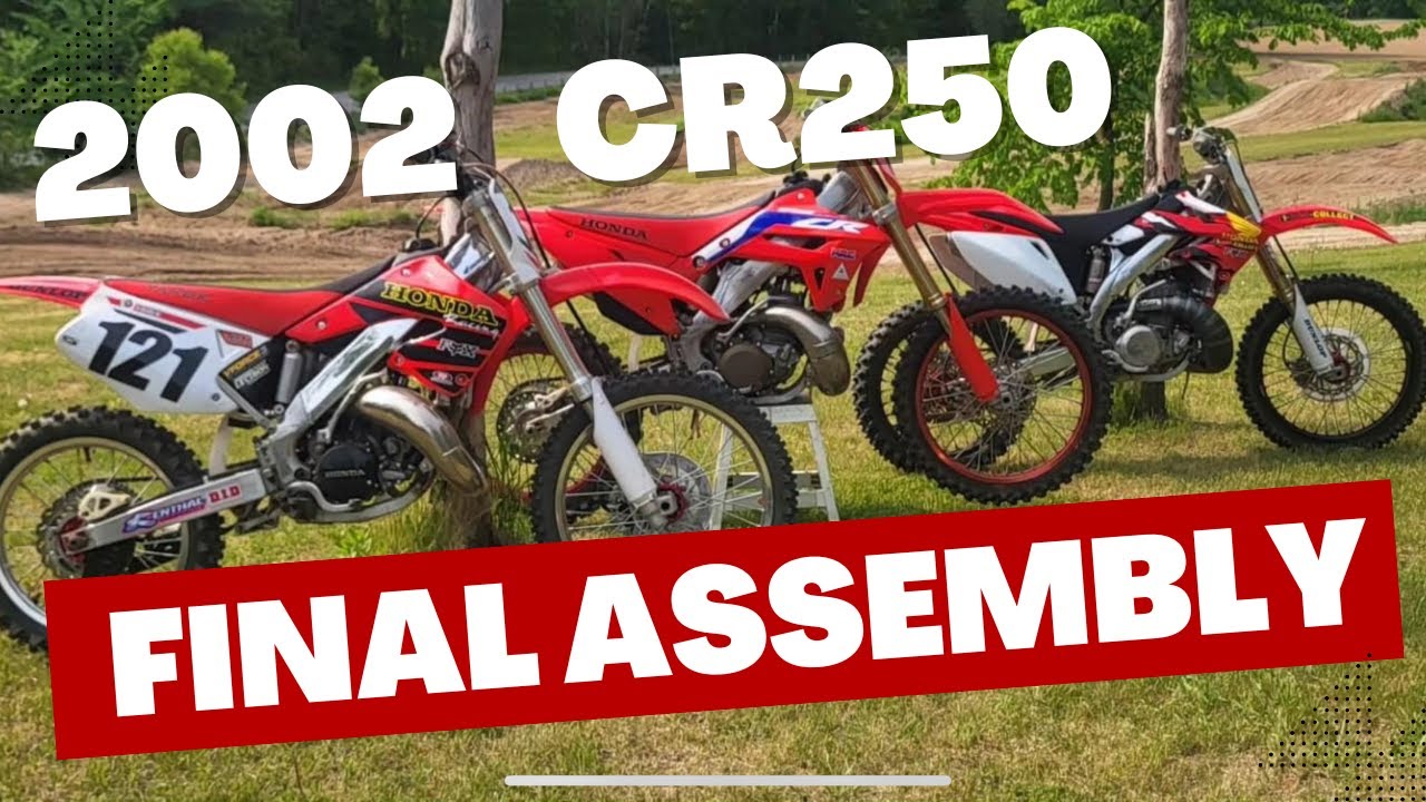 2002 Honda Cr250 Final Assembly - YouTube