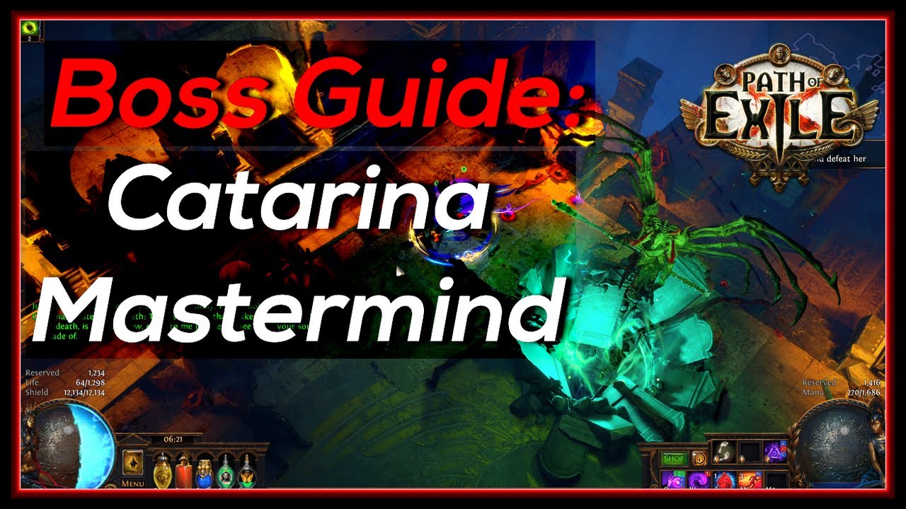 Path of Exile 3.13 Catarina Syndicate Mastermind Boss Fight - Guide ...