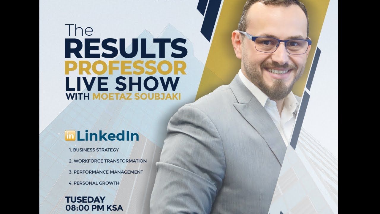 The Results Professor Live Show #1 l الدخول إلى قطاع الاستشارات ...