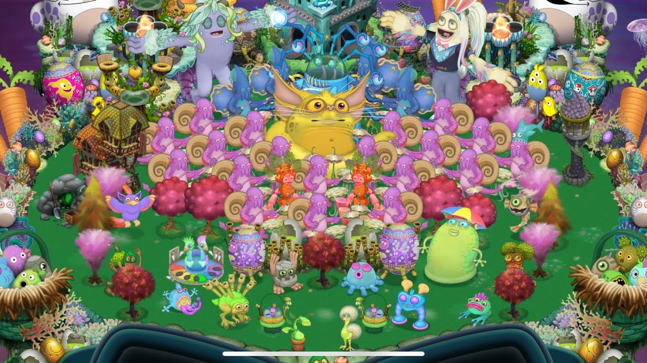 Decorating my water island + Full island showcase -MSM - YouTube