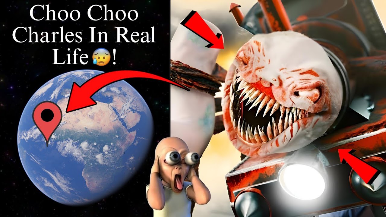 Choo Choo Charles In Real Life On Google Earth and Google Maps 😰! - YouTube