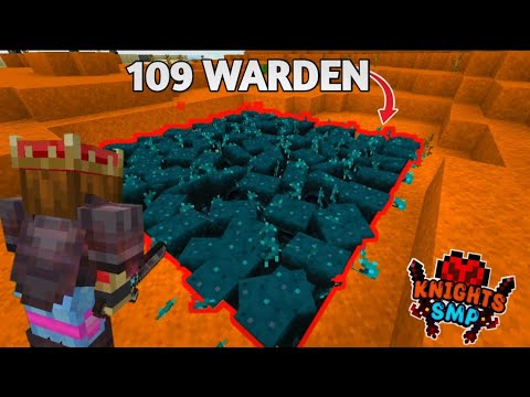 Why I summon 109 wardens in this lifesteal smp|Knights smp - YouTube