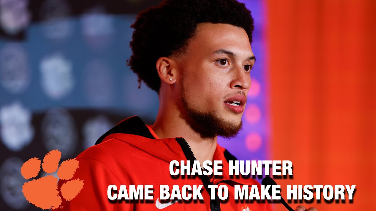 Clemson's Chase Hunter Came Back To Make More History - YouTube