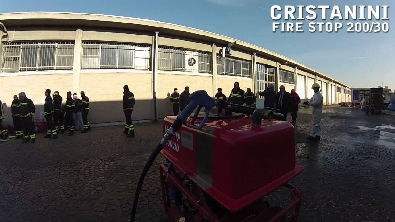 CRISTANINI - FIRESTOP - FIRE ESTINGUISHER SYSTEM - UP 1410 - YouTube