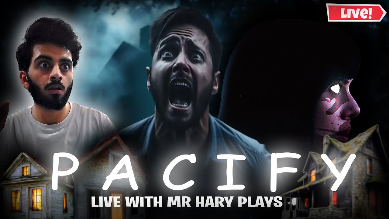 NEW HORROR GAME😶| PACIFY😈 | LIVE WIHT MR HARYPLAYS | FOLLOW ON KICK 🟢# ...