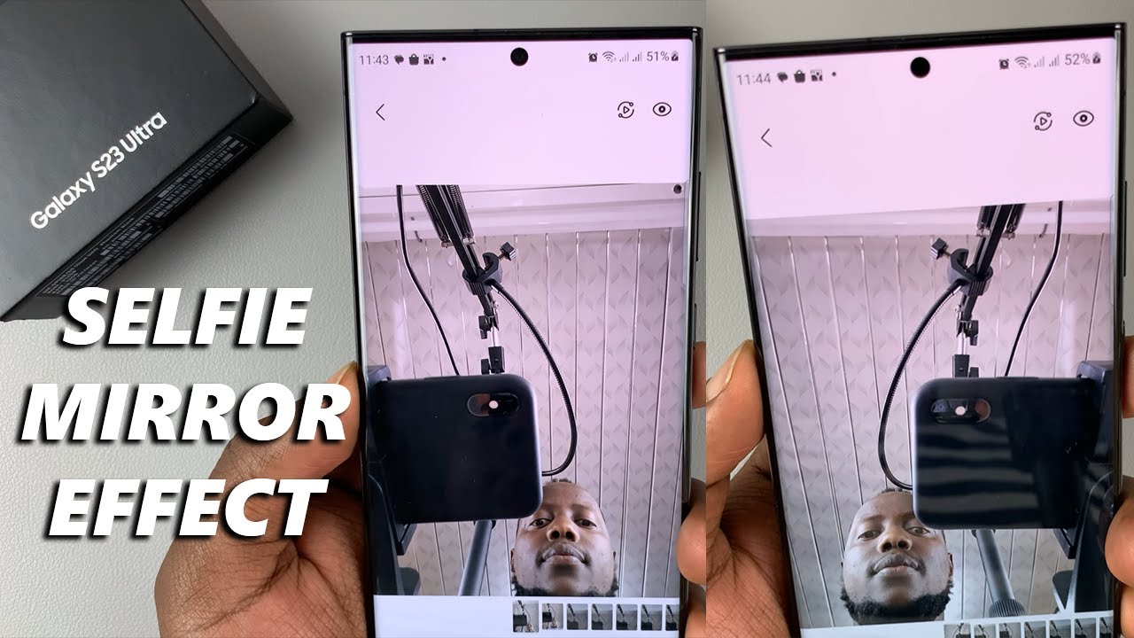 How To Enable Disable Mirror Effect On Selfie Camera On Samsung
