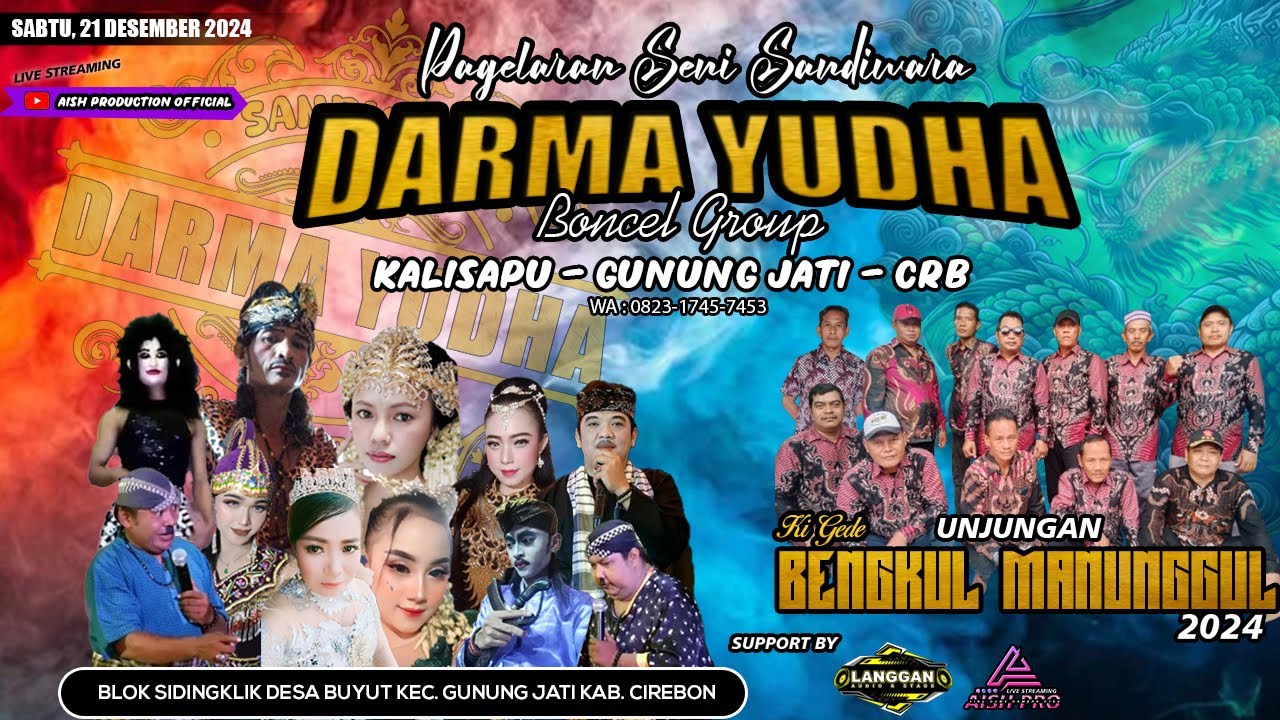 🔴LIVE SANDIWARA " DARMA YUDA " (MALAM) || SABTU, 21 DESEMBER 2024 || BUYUT - GUNUNG JATI - CRB ...
