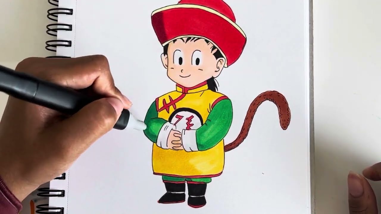 How To Draw Dragon Ball Z Kid Gohan