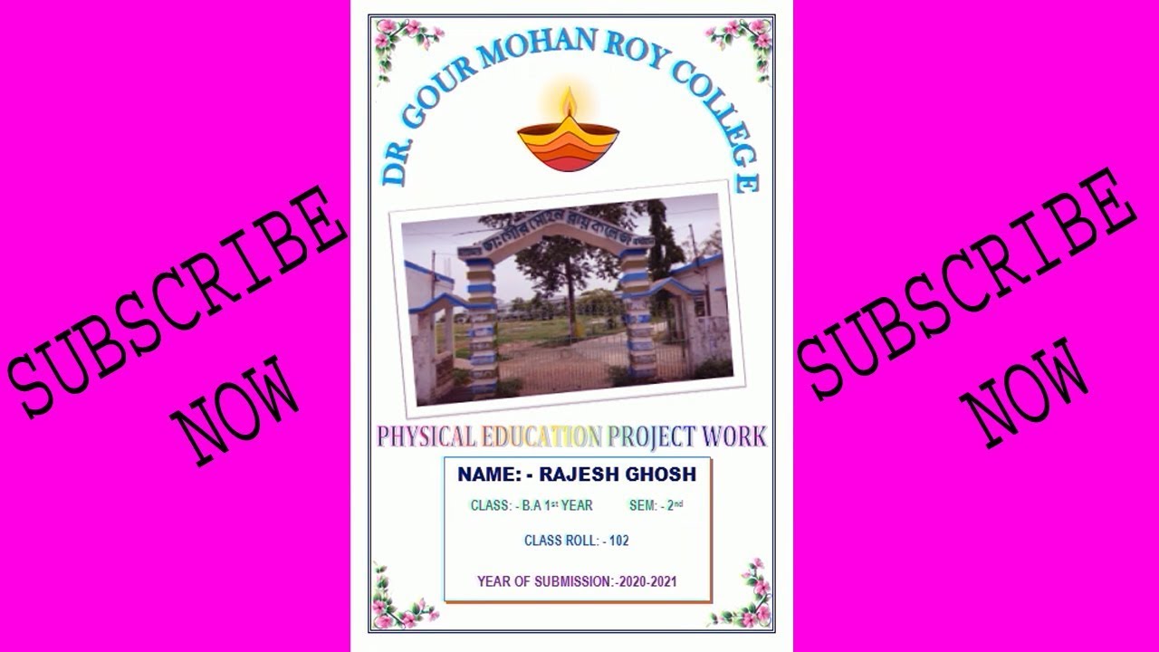 Font page design for school project using ms word || Make school ...