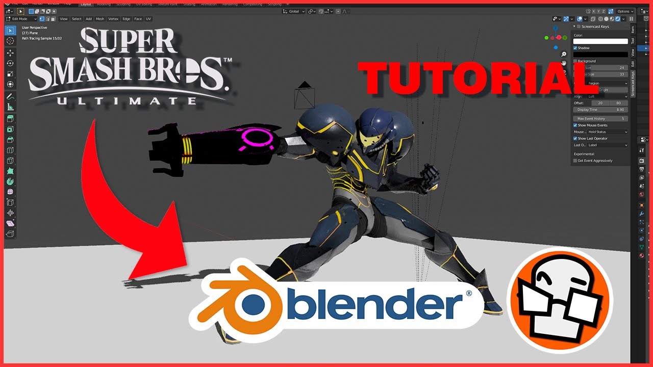 [Tutorial mods Smash] Importa modelos 3D de Smash a Blender - .numdlb ...