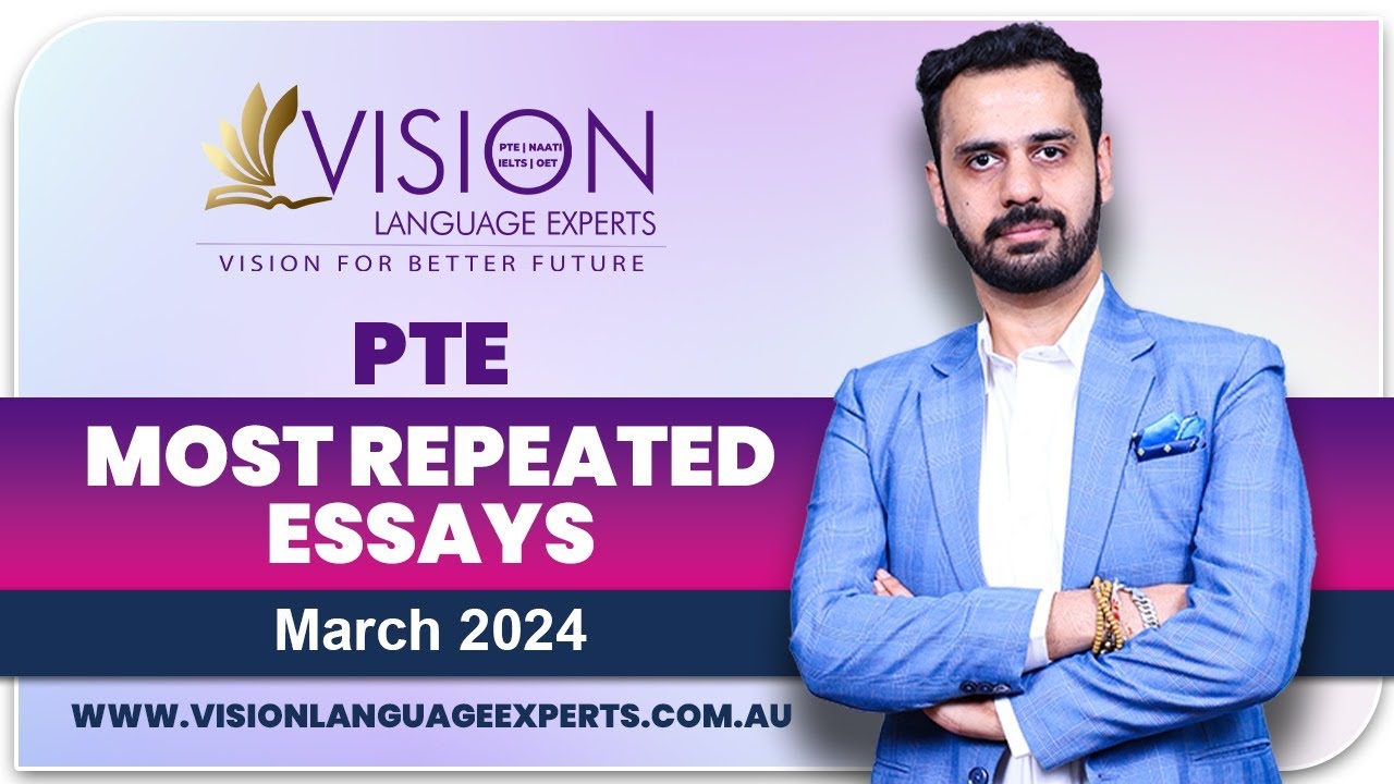 PTE Writing Essay | Exam Predictions March 2024 - Vision Language ...