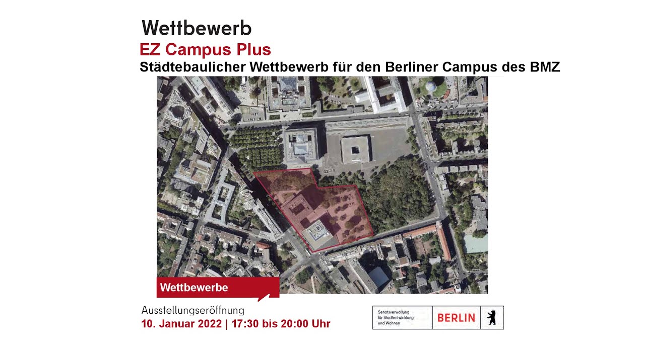 Ausstellungseröffnung des städtebaulichen Wettbewerbs „EZ-Campus plus ...