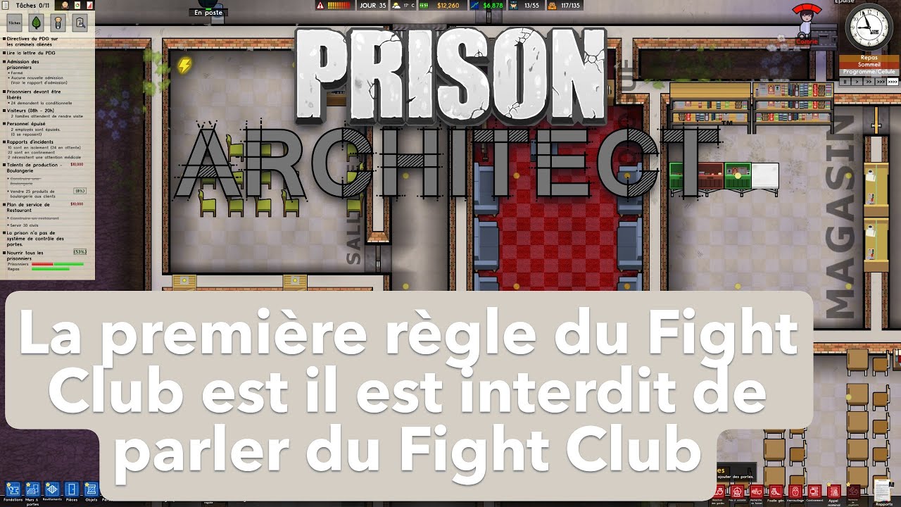 Prison Architect Ép 9 La première règle du Fight Club est il est ...