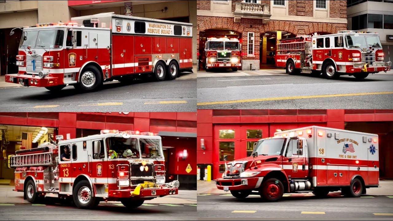 DCFD Responding Compilation - YouTube