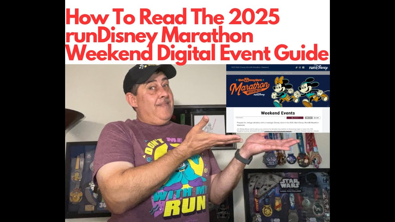 Going Over The 2025 runDisney Marathon Weekend Digital Event Guide ...
