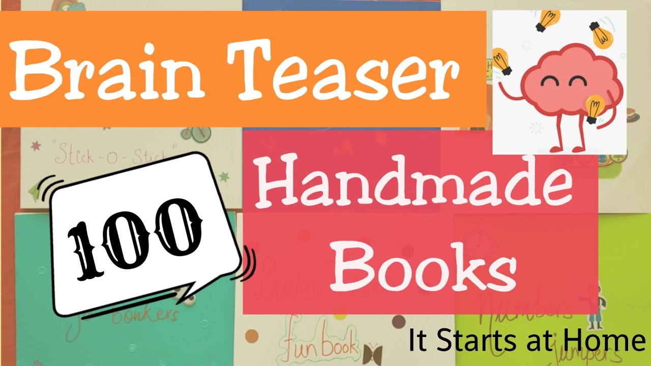 Brain Teaser : 100 Handmade Books - YouTube