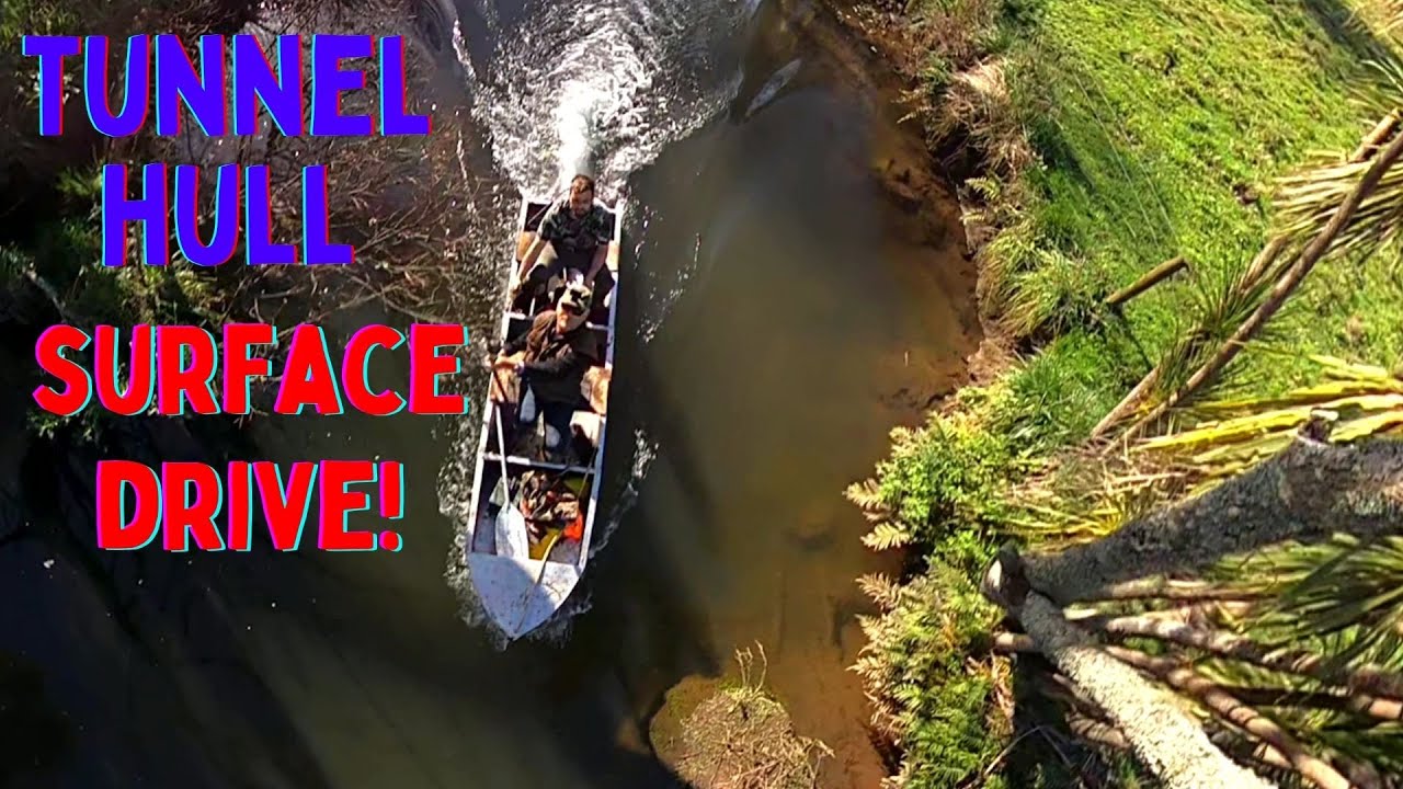 Mini Jet Boat to Inboard Surface Drive, P3 Better Rudder - YouTube