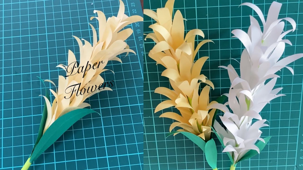 Paper sticks flower.how to make origami sticks flower. - YouTube