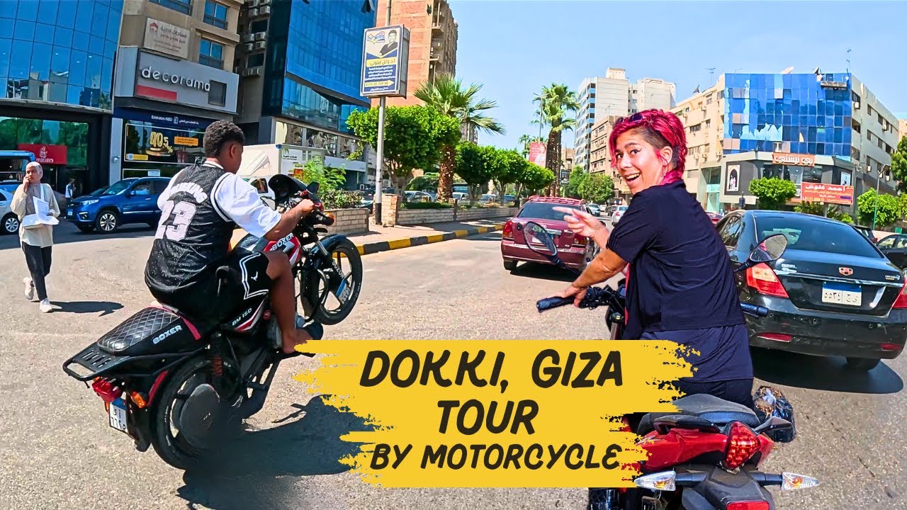 Explore Dokki, GIZA by Motorbike | Egypt Vlog 179 | جوله في الدقي ...