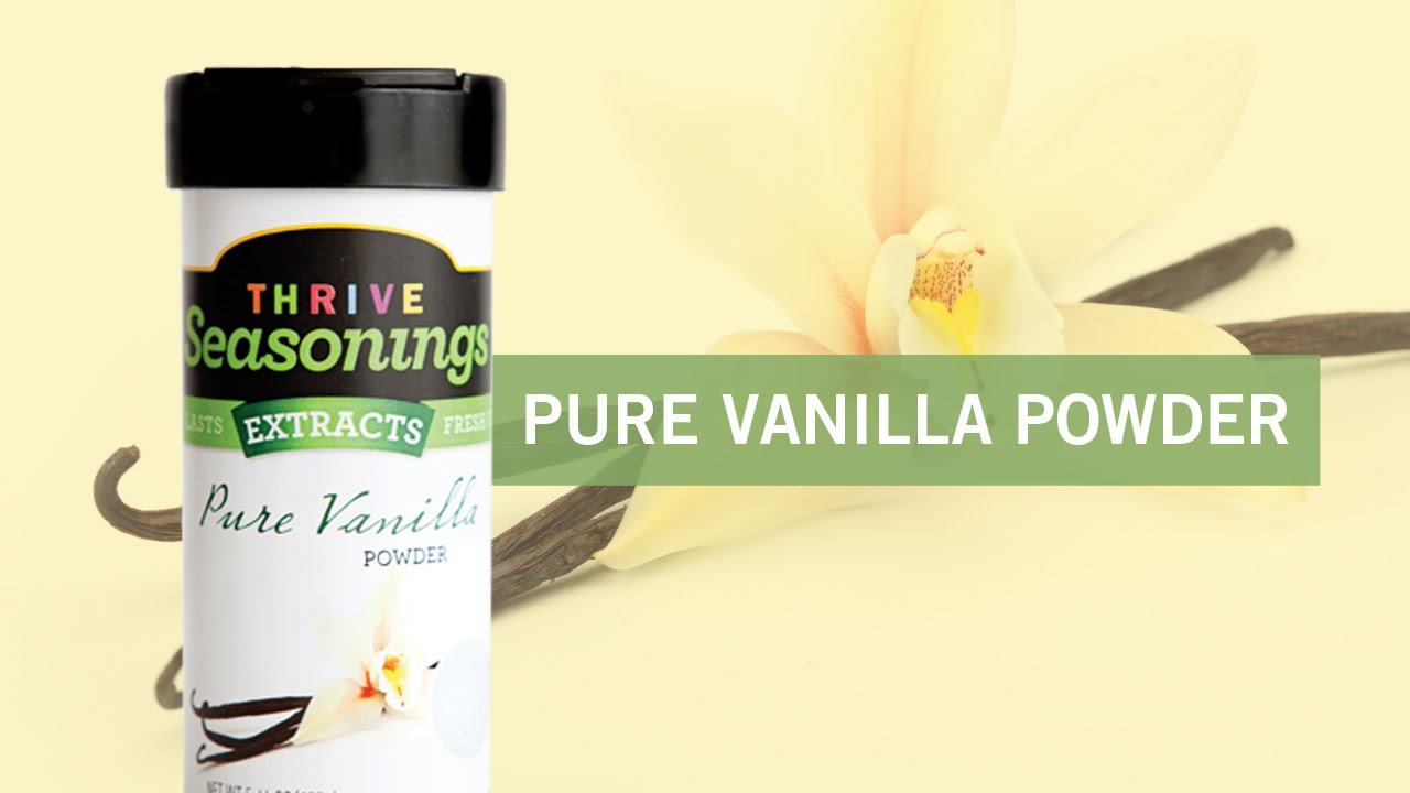 Thrive Life: Product Highlight - Pure Vanilla Powder - YouTube