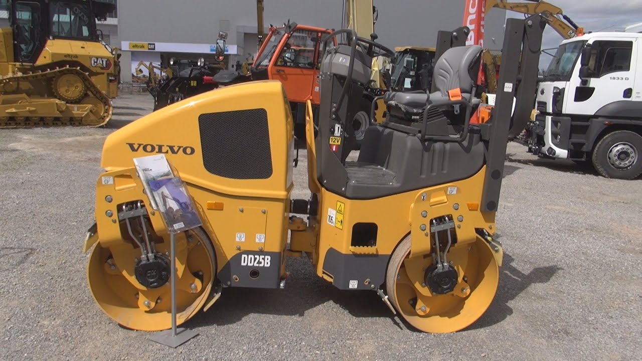 Volvo DD25B Asphalt Compactor Roller (2023) Exterior and Interior - YouTube