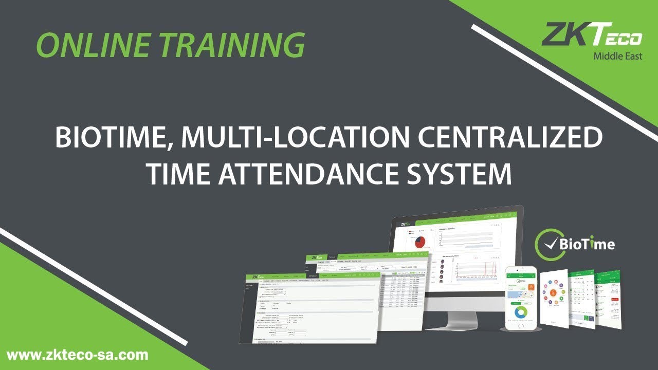 برنامج BioTime - الجلسة اللتدريبية السادسة- 06 - العمليات التفصيلية ...