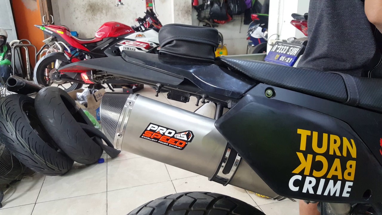 Knalpot Pro Speed TX Series Kawasaki KLX 250 Xtreme Motor Sport - YouTube