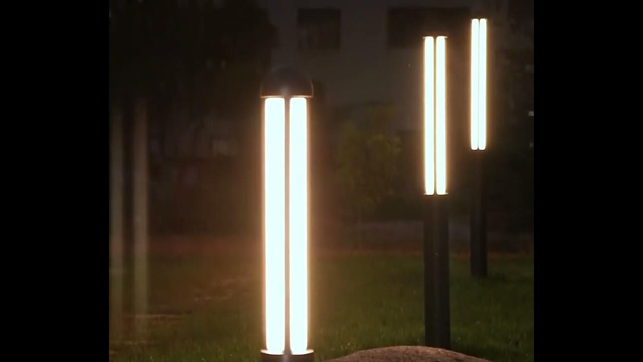 Светодиодный закрытый светильник серии «LED Столбы» - YouTube