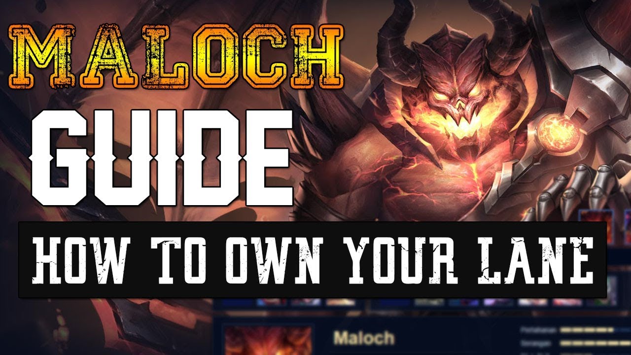 MALOCH GUIDE ARENA OF VALOR - YouTube