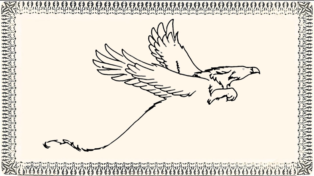How to draw Griffon - YouTube