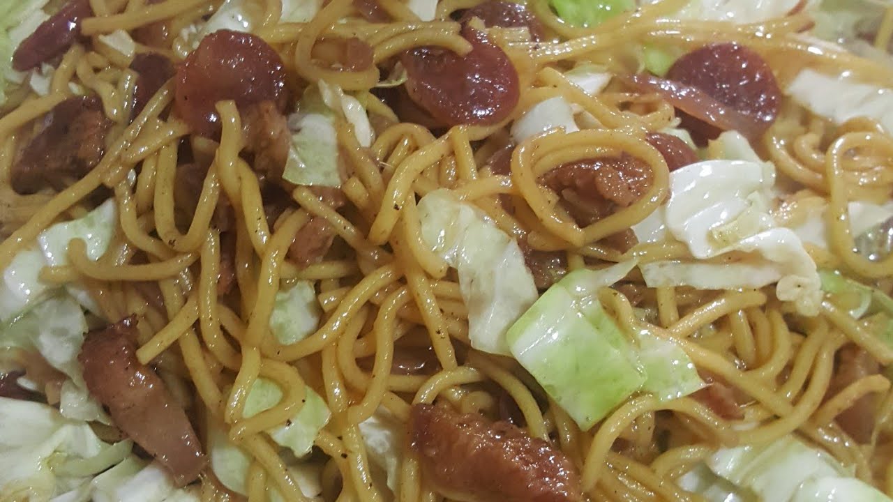 Living in the Philippines- Purple Shadow cooking Pancit and Lasagna ...