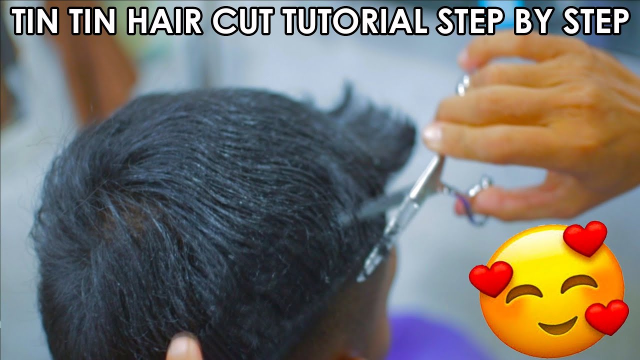 TIN TIN HAIRCUT FOR MENS 2020 TUTORIAL STEP BY STEP - YouTube