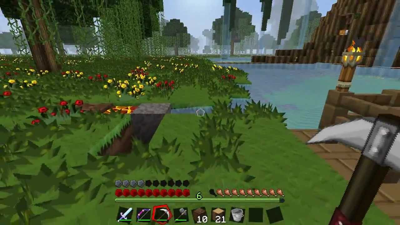 MINECRAFT: THE LOST PARADISE - Pig Rodeo! [Ep05 Let's Play] - YouTube