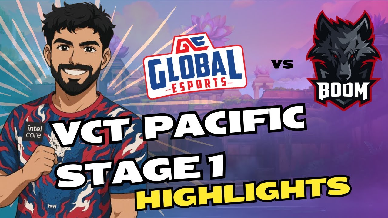 GLOBAL ESPORTS vs BOOM ESPORTS - HIGHLIGHTS - VCT STAGE 1 - WEEK 2 DAY ...