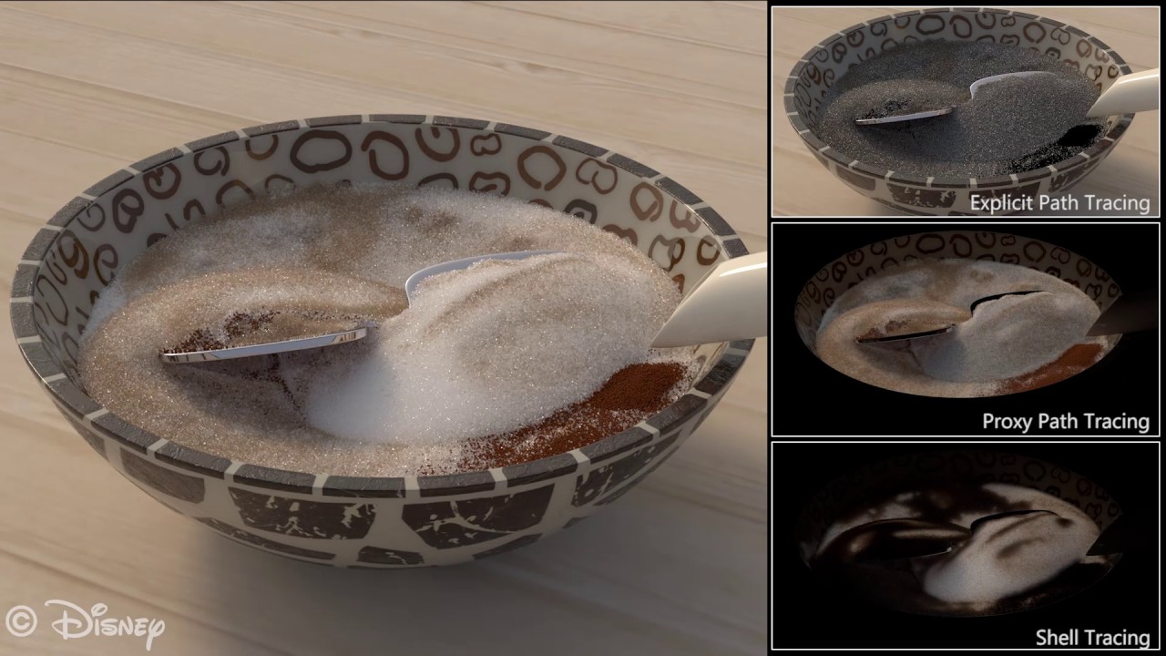 Efficient Rendering of Heterogeneous Poly Disperse Granular Media - YouTube