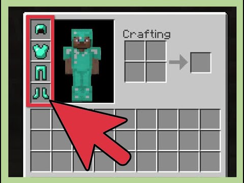The crafting recipe for all minecraft armor - YouTube