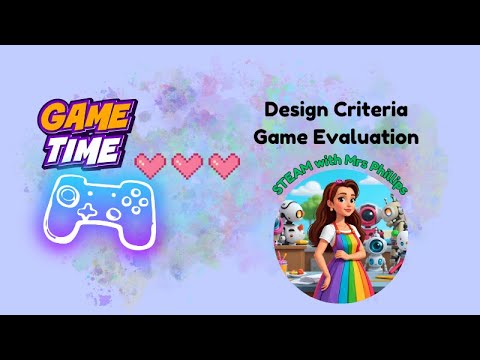 Design Criteria - Game Evaluation - YouTube