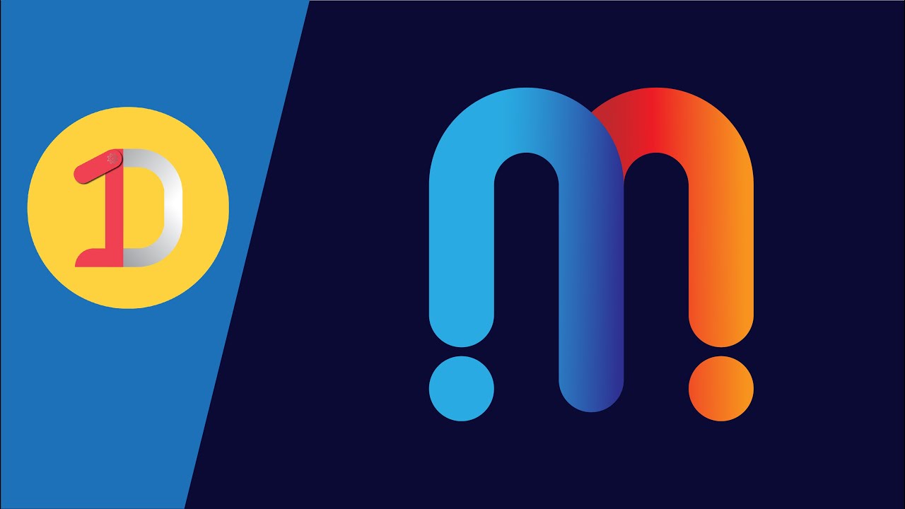 Professional M Shape Logo Design In Illustrator | Modern Logo Design ...