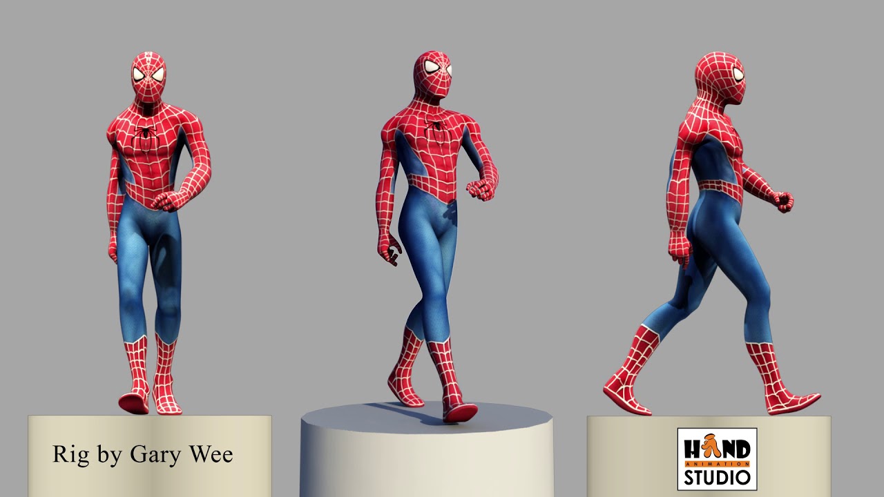 SpiderMan Walk _ Rig by Gary Wee - YouTube