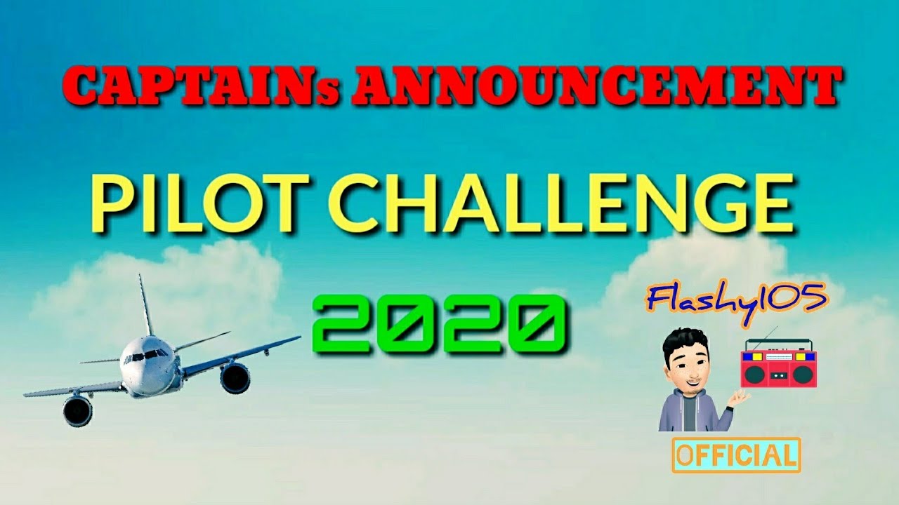 VOICEOVER | PILOT'S ANNOUNCEMENT | PRACTICE - YouTube