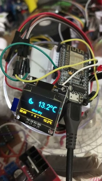 ESP8266 Internet Weather Station - YouTube