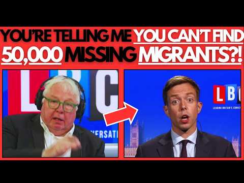Labour Minister SQUIRMS As Nick Ferrari DROPS Missing Migrant BOMBSHELL!