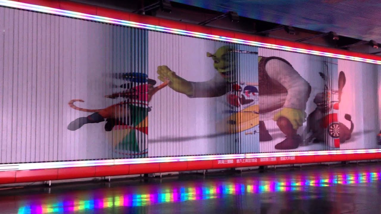 OOH Media outdoor aluminium advertising trivision sign trivision ...